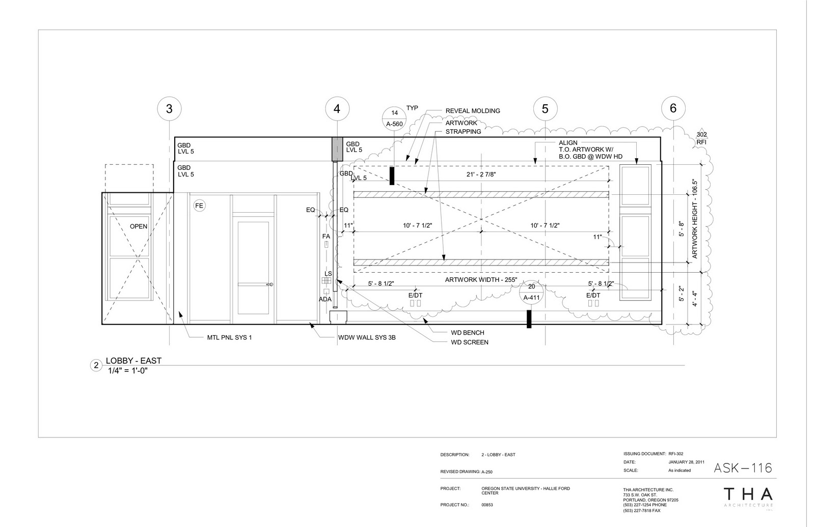 Ron Mills de Pinyas Mural Project: Lobby mural dimension adjustment: