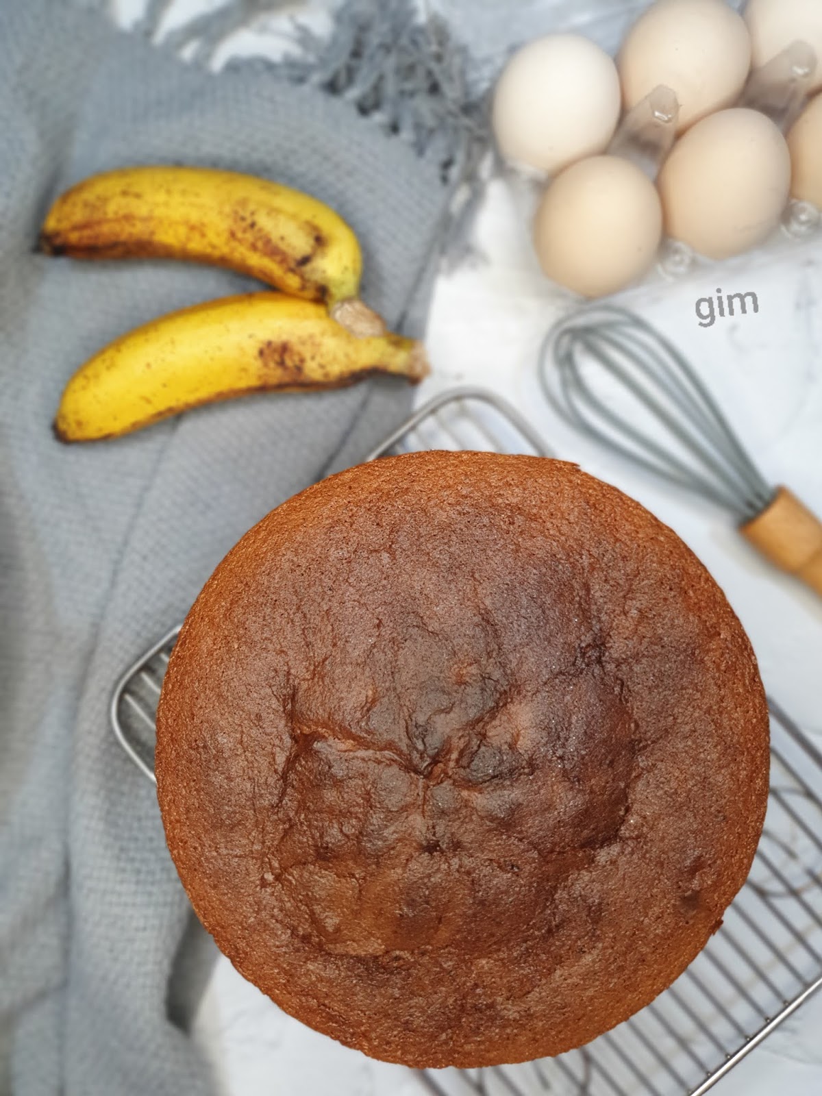 Ah Gim's Playground: Banana Sponge Cake
