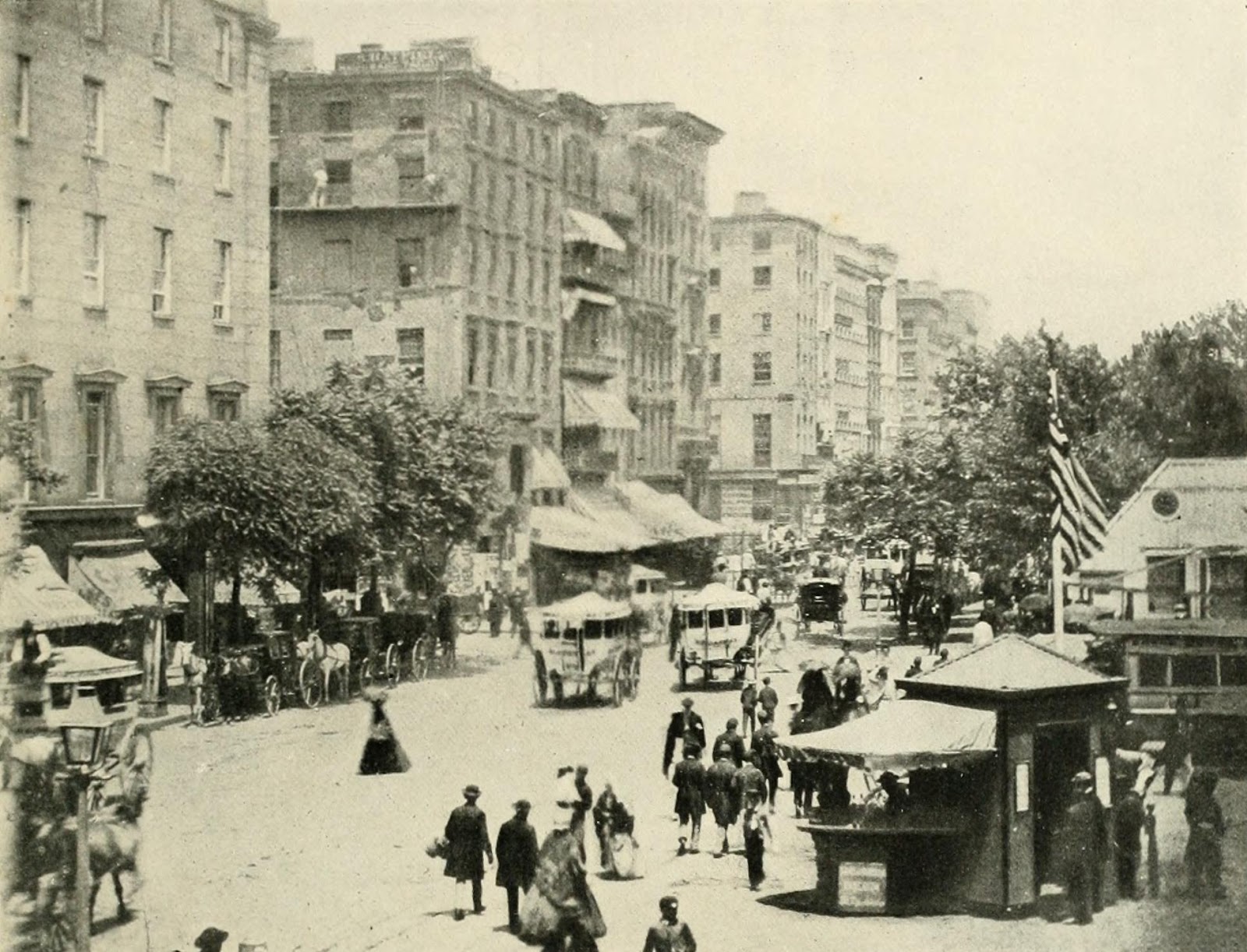 The Chubachus Library of Photographic History: View of a Busy Broadway ...