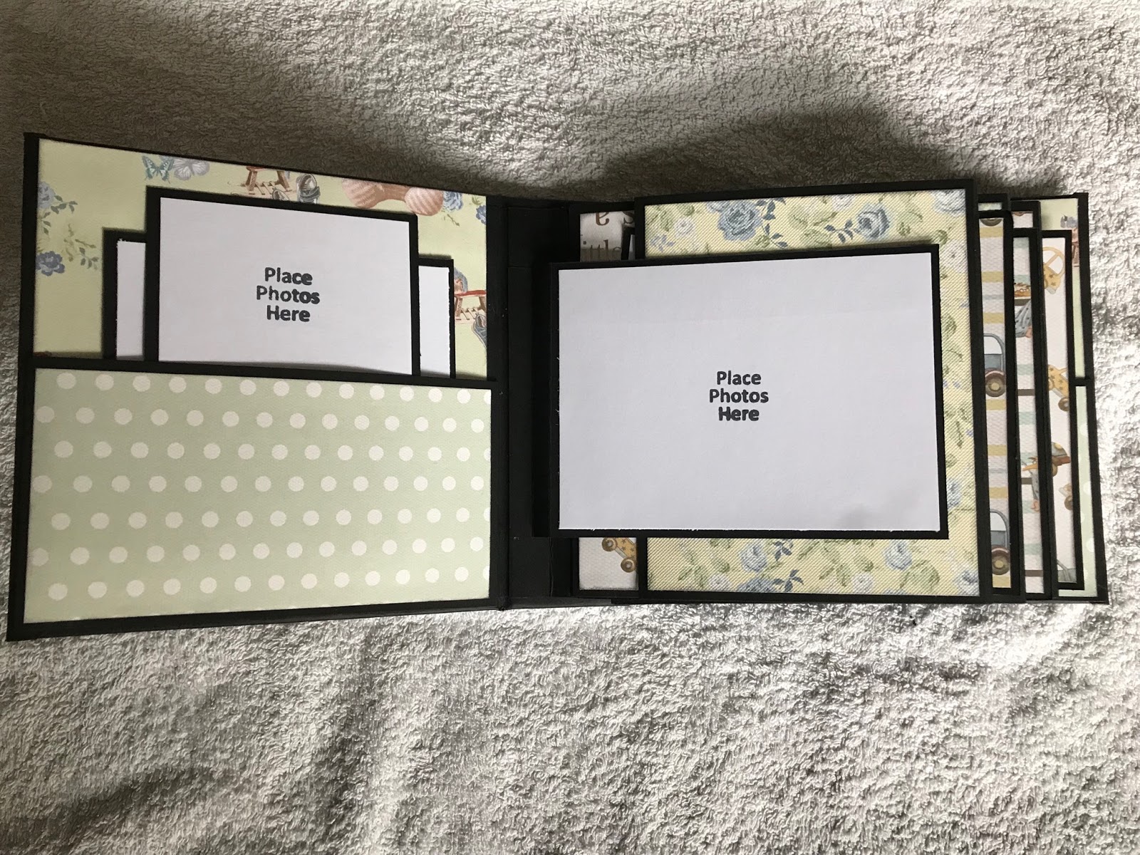 Happy Campers Handicrafts: Baby Boy 6x6 mini album