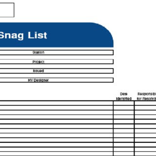 How to Create Snag report of any project Work -Sample report - LEARN MORE