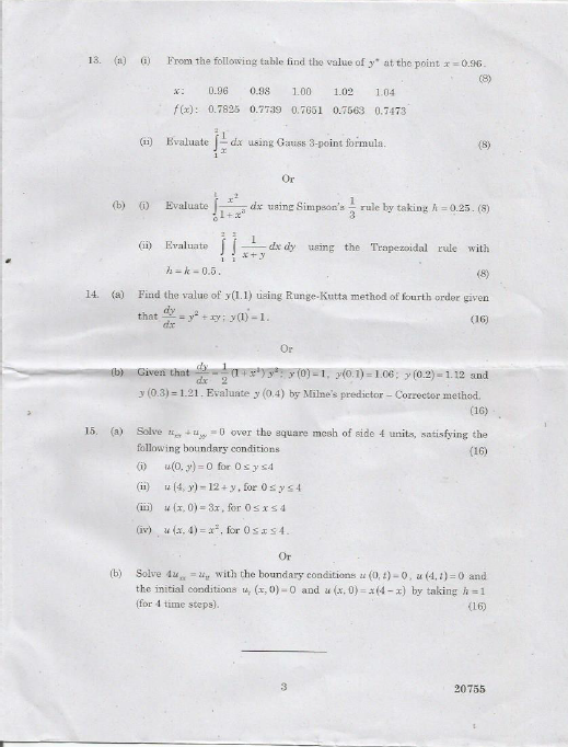 Anna University MA 6459 NUMERICAL METHODS NOVEMBER DECEMBER 2018 anna-university-ma-6459-numerical-methods-november-december-2018