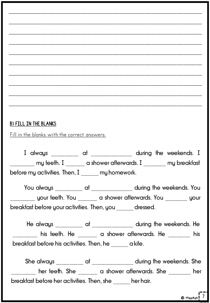 ASH THE TEACHER: Year 3 Step by Step Writing Module Part 1