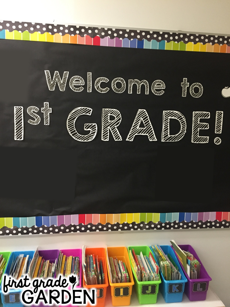 First Grade Garden: Classroom Reveal 2015