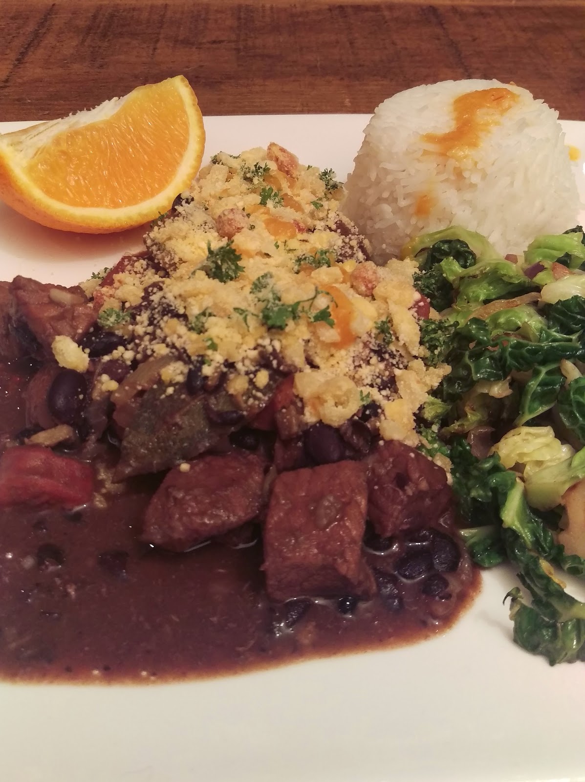 Jules' Dinner Table: Brazilian Feijoada with Farofa
