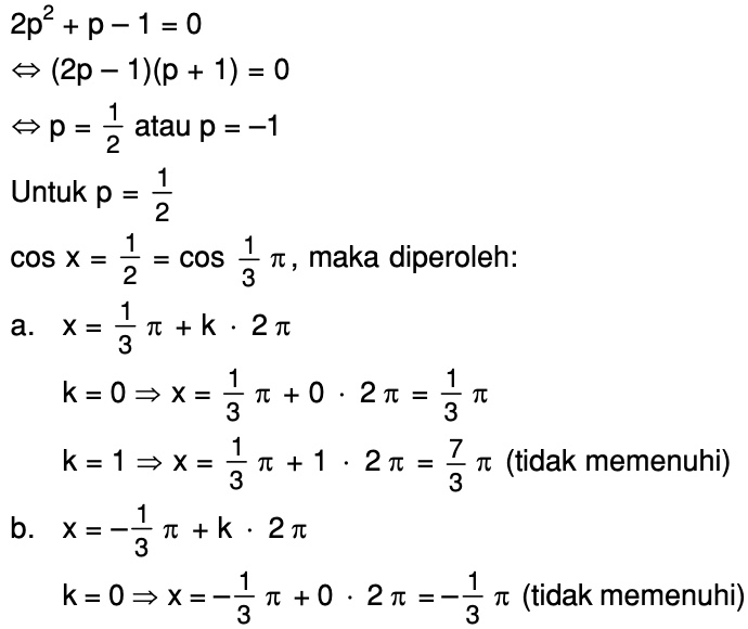 2 Cos2 X Cos X 1 0 Untuk 0 X 2 Mas Dayat 2-cos2-x-cos-x-1-0-untuk-0-x-2-mas-dayat