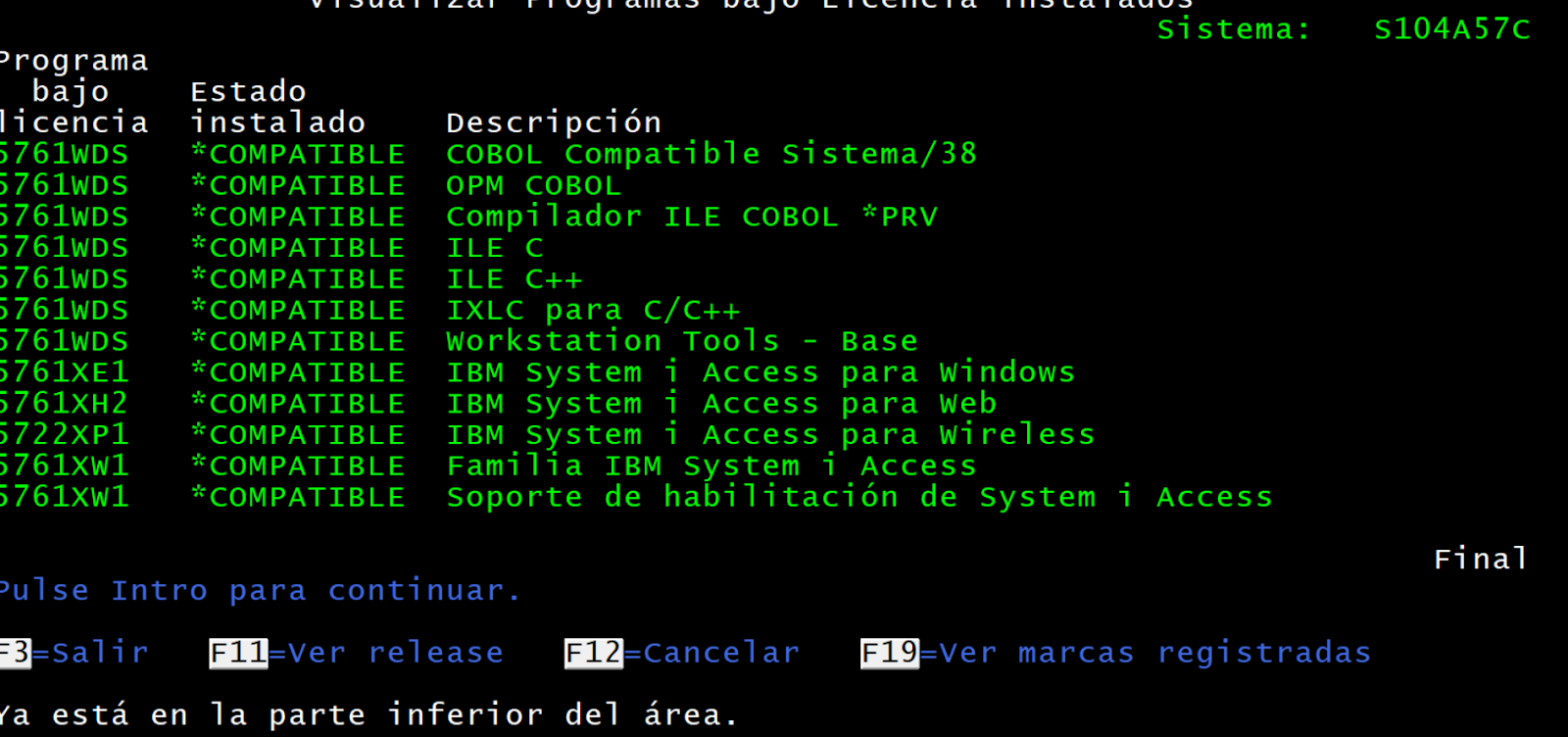 Conceptos generales del AS/400