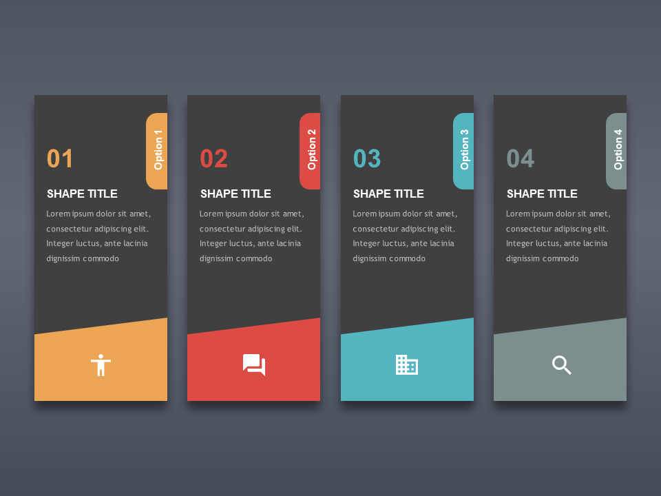 Tab Normal Content Box PowerPoint Templates - PowerPoint Free