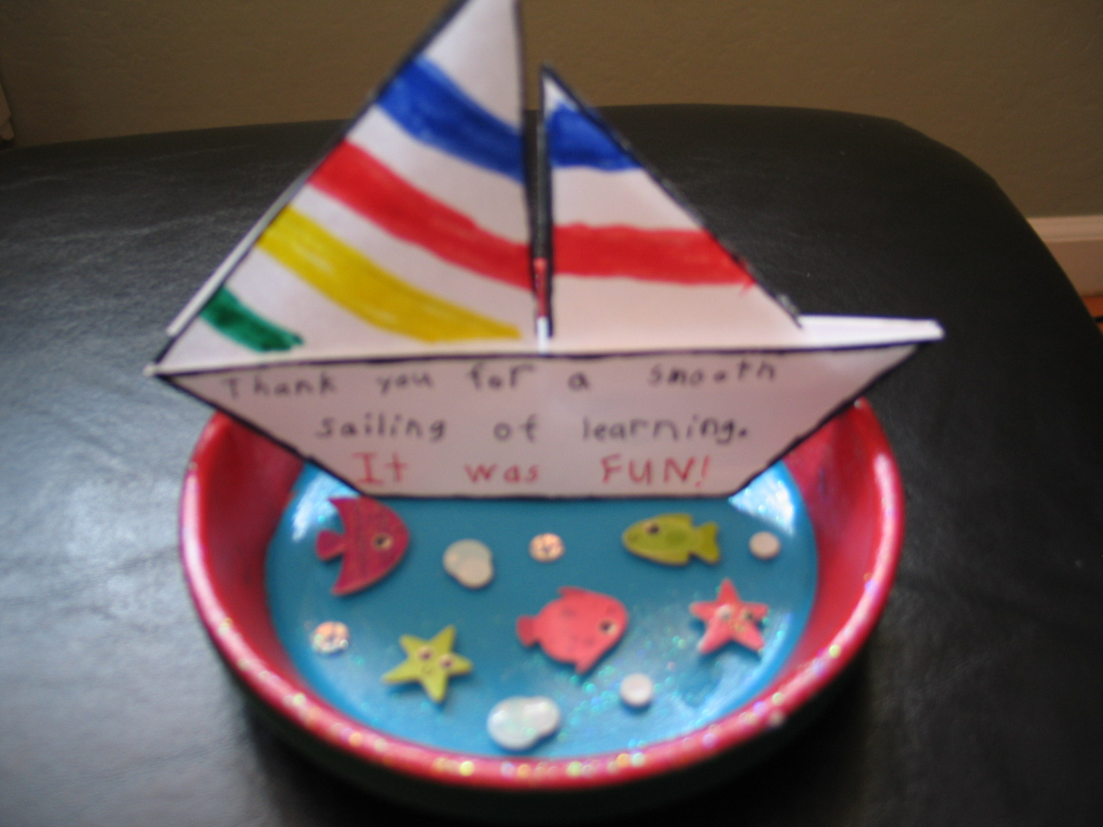 Kavitha's Craft projects: Teacher Appreciation Week 2012 - by my Son