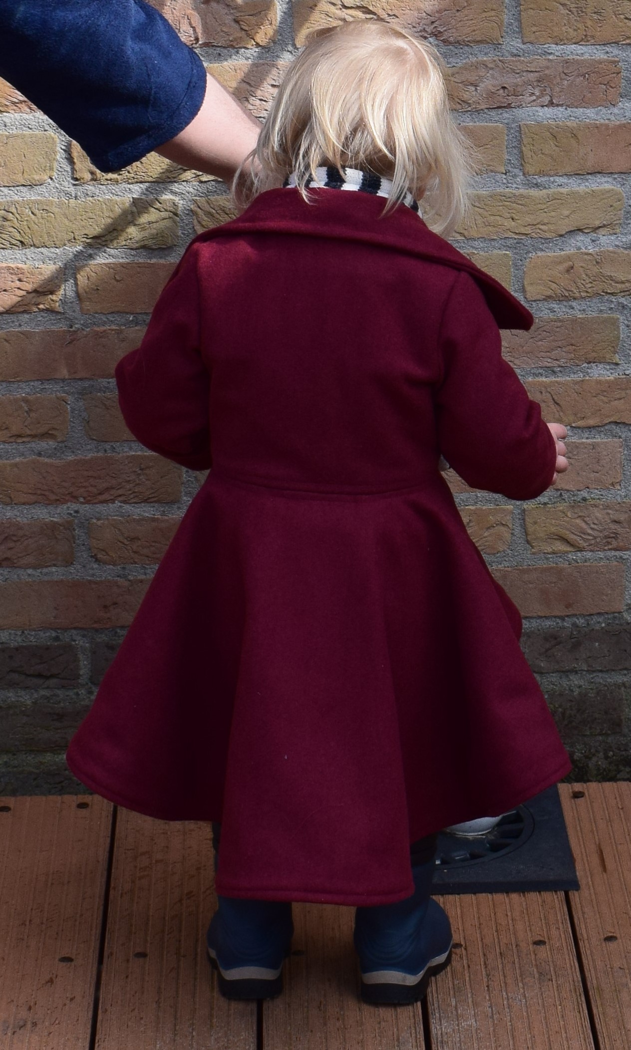 Pattern review: Violet Field threads Valentina coat - kids coat.