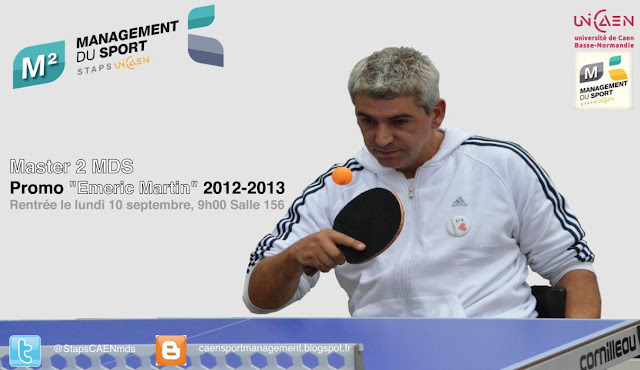 Blog du Master Management du Sport - STAPS Caen: Emeric Martin est le ...