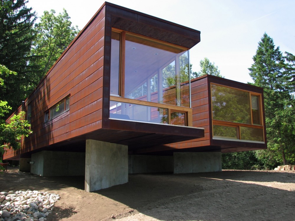 Kullman Frame System Modular House Michigan Modern Prefab Modular Homes Prefabium