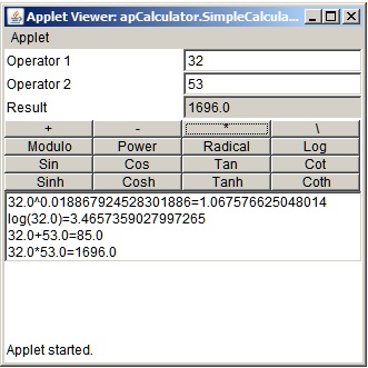 Dystopian Code: Simple Calculator Applet