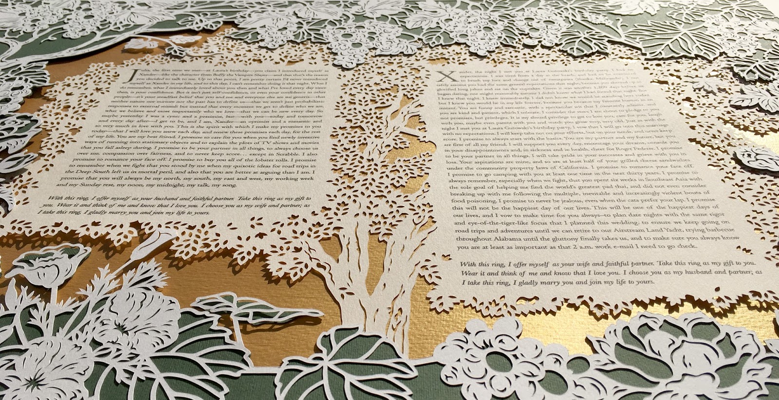 custom | VINEYARD OAK | Woodland Papercuts