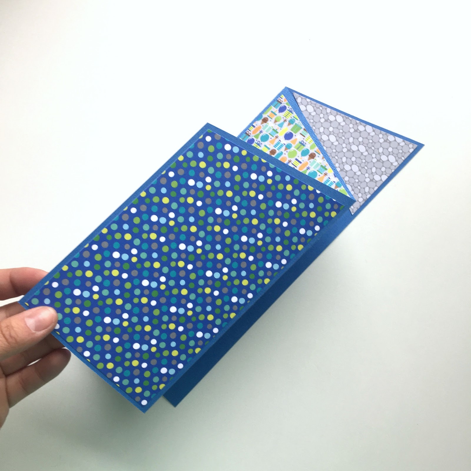 Doodlebug Design Inc Blog: Dragon Tails Collection: Tri-Fold Card by Caroli