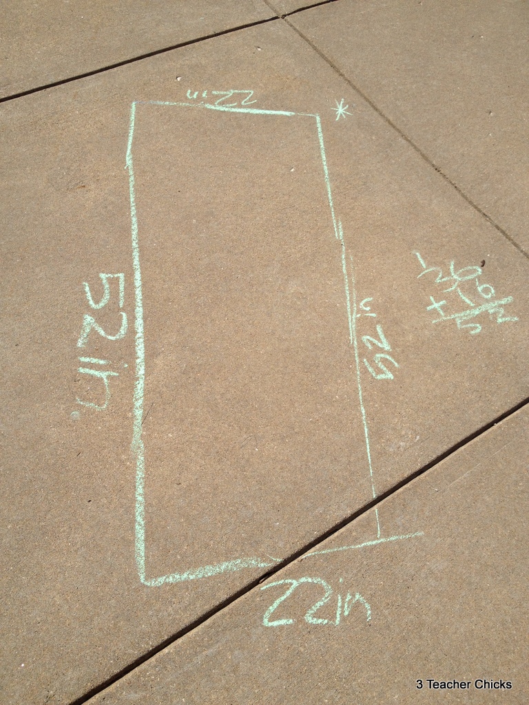 3 Teacher Chicks: Fun Ideas for teaching Perimeter