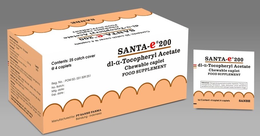 Harga Santa E Terbaru 2017 Obat Defisiensi Vitamin E