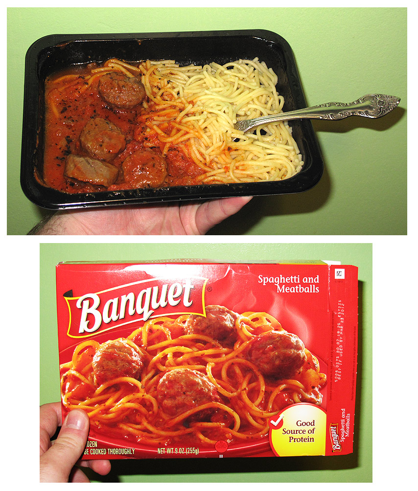 The Shit I Eat: Banquet Spaghetti and Meatballs