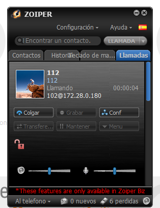 Servicios de voz IP con Zoiper 3