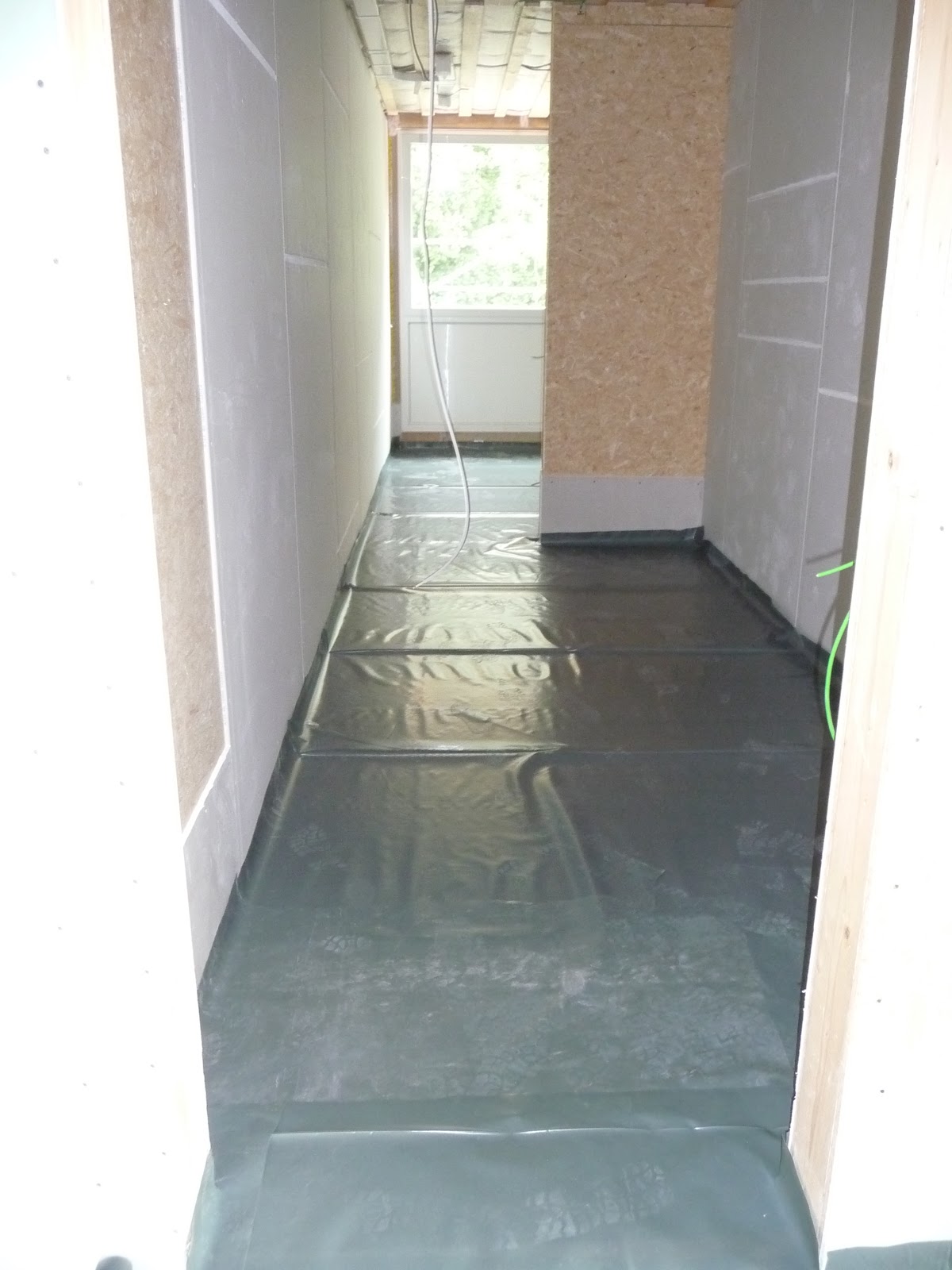 house9x19: Folienabdichtung für Estrich