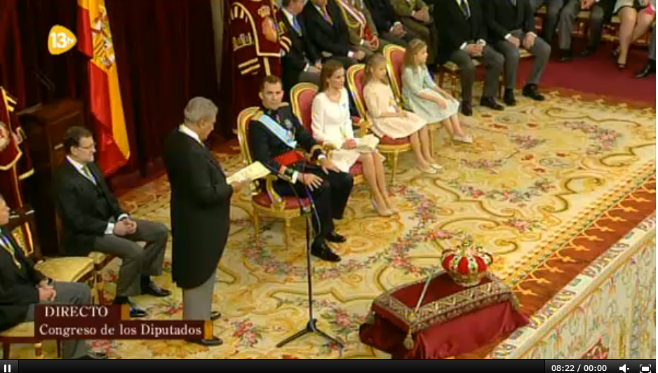 CORONACIÓN DEL REY DE ESPAÑA, FELIPE VI