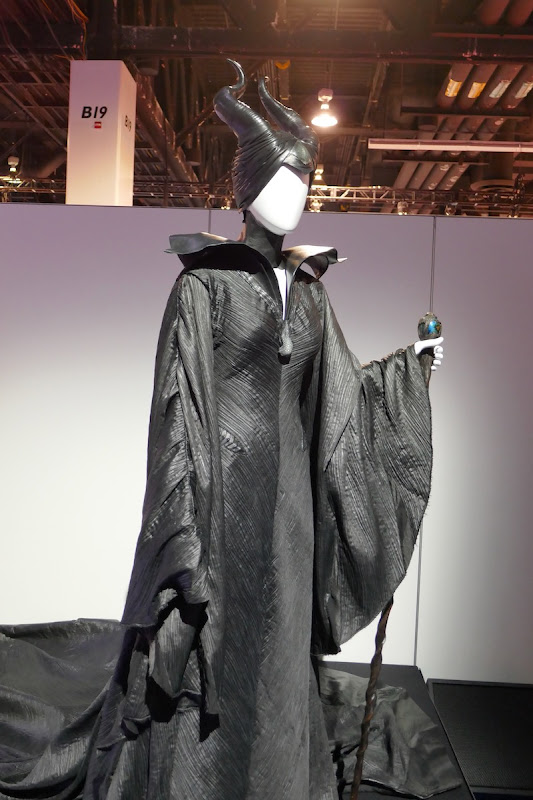 Hollywood Movie Costumes And Props Angelina Jolies 2014 Maleficent Movie Costume On Display