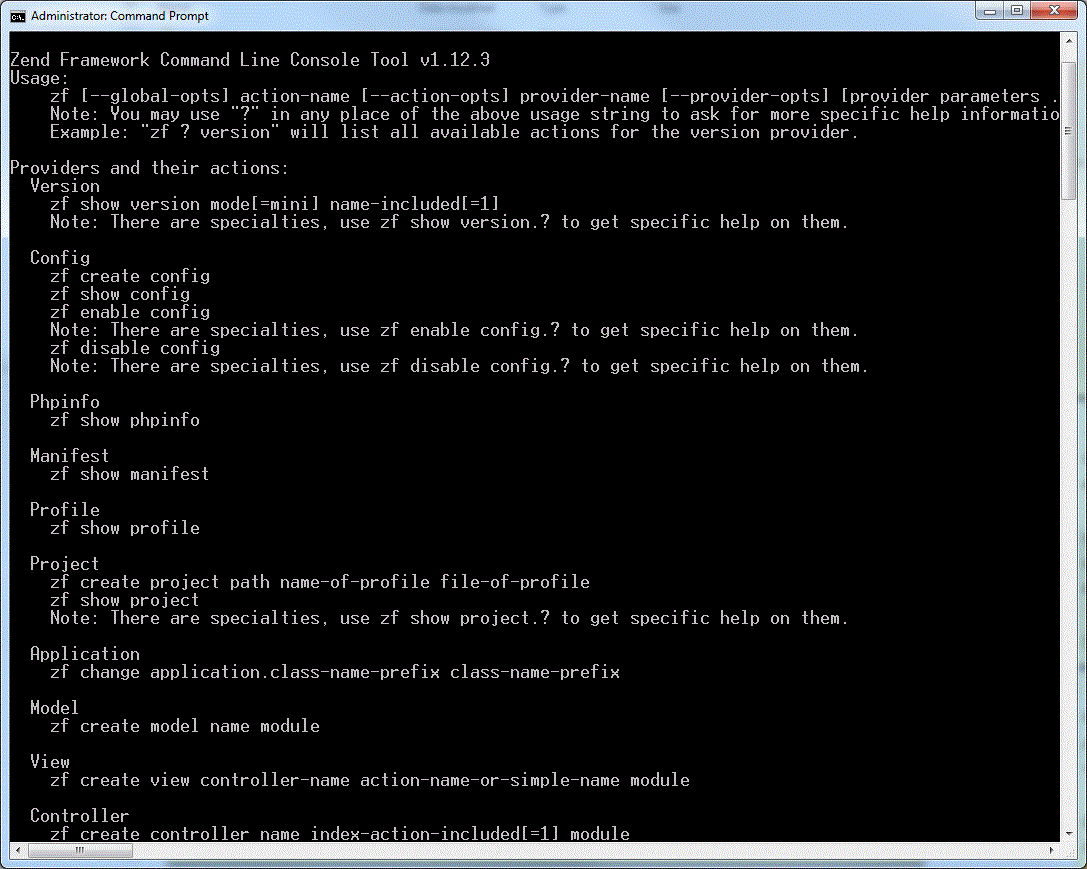 Instalando o Zend Framework no Windows