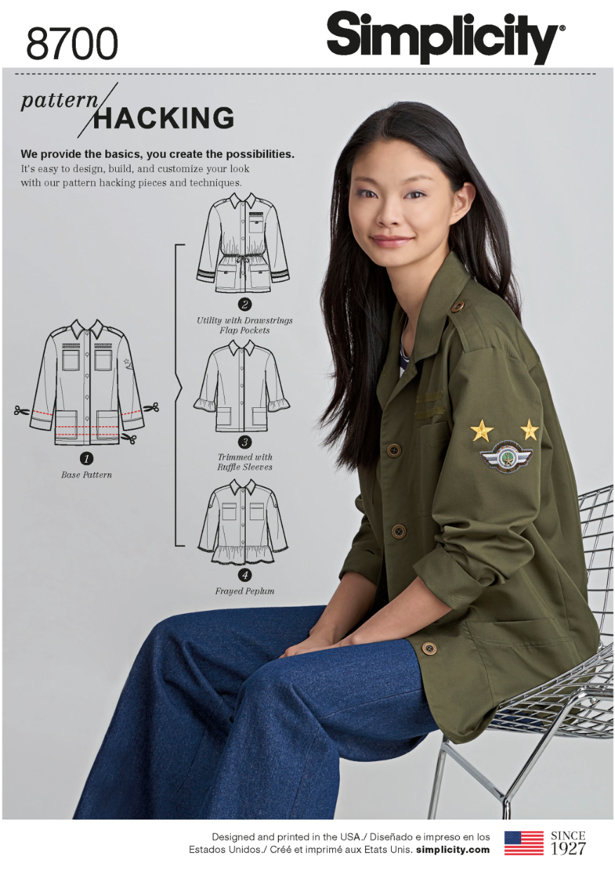 Simplicity hack-along 8700 - A Stitching Odyssey