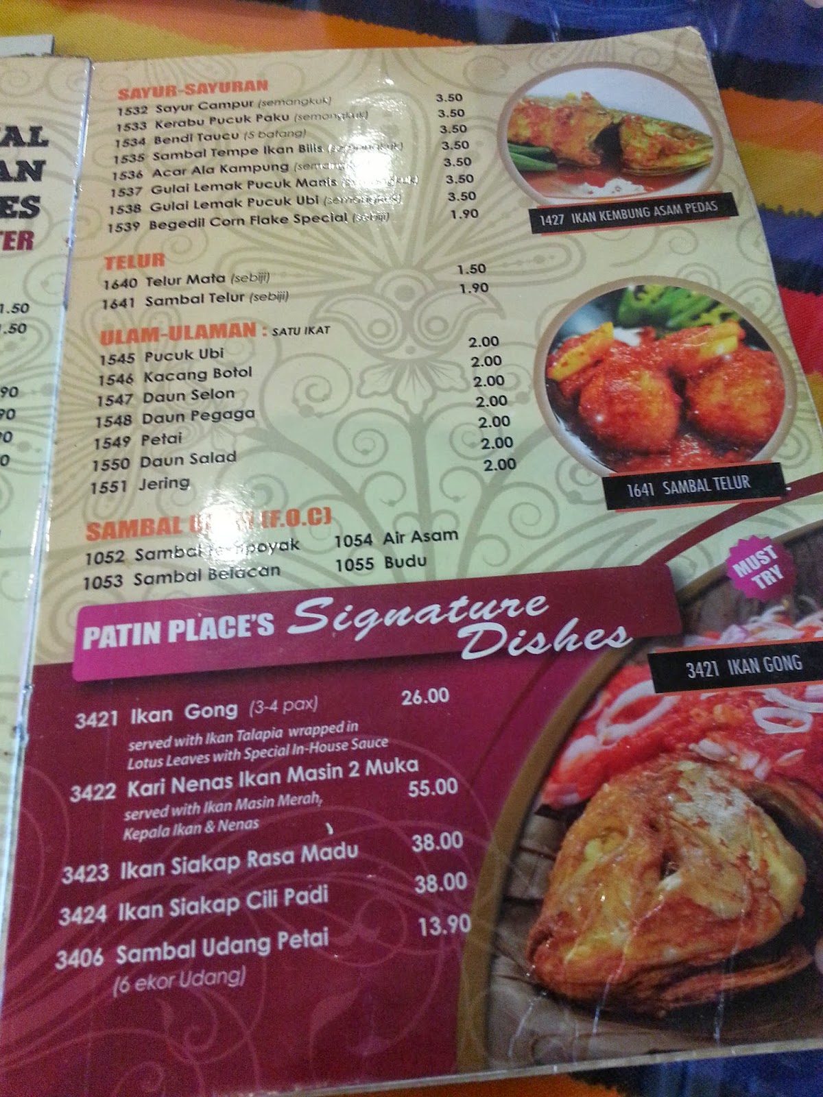 T' RAI IYYAN & AYYILL: Patin Place (Puchong)