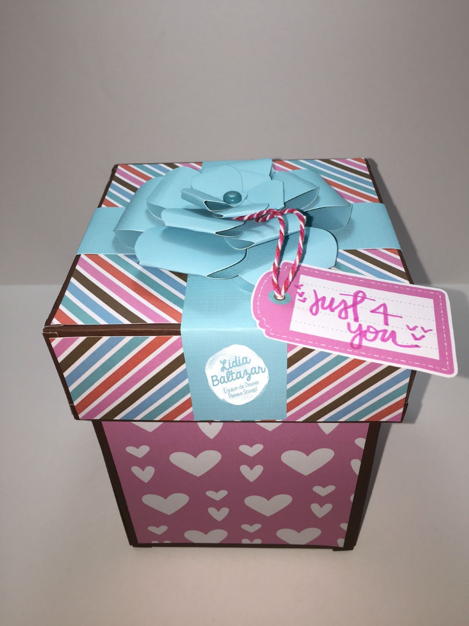 Piensa Scrap: RETO MAYO! Explosion Box Mini Álbum!!