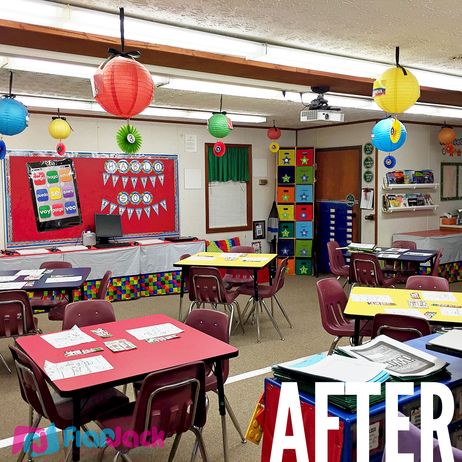 My Technology Themed Classroom Reveal - FlapJack