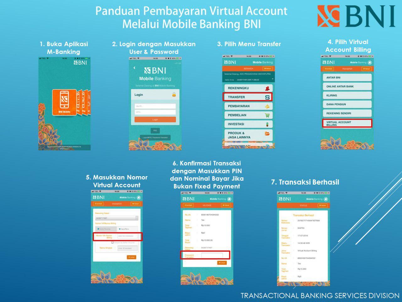 Cara Membayar Menggunakan BNI Virtual Account Lengkap - Kampung Trick