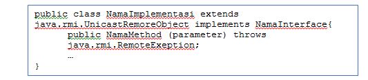Membuat Program Dengan RMI ~ Program Java RMI