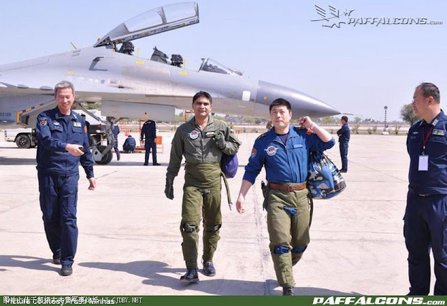 WORLD DEFENCE: PAF Pilots On PLAAF Sukhoi's Su-30MKK Flanker Fighter Jet