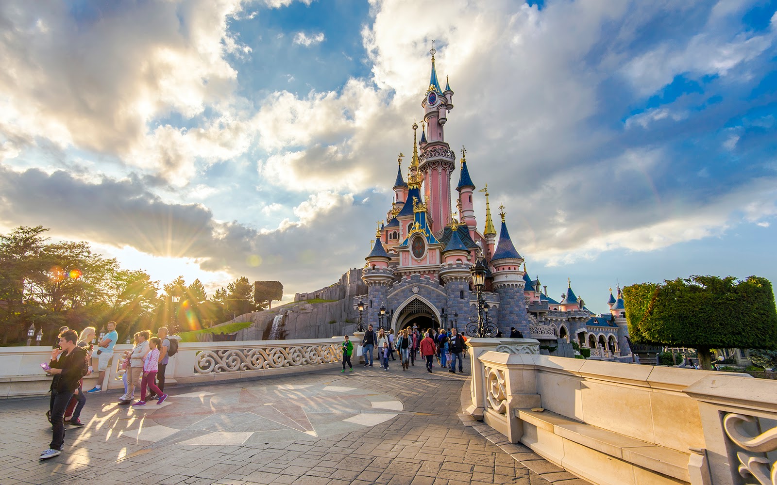 Disneyland Castle Sunset