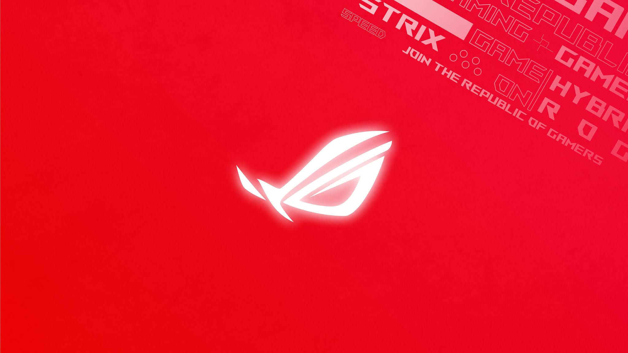 ROG Wallpaper 4K Red White