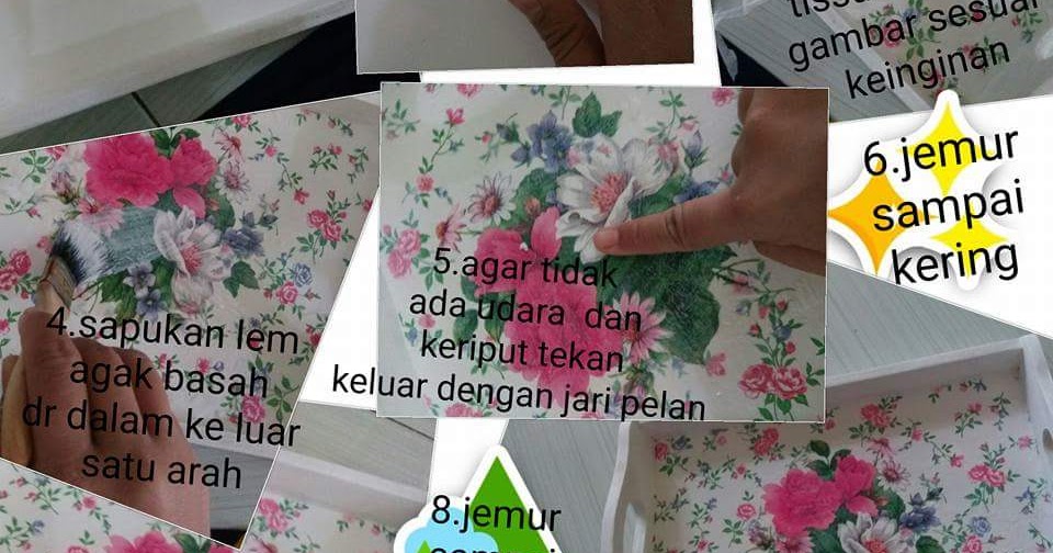 Tutorial basic Decoupage