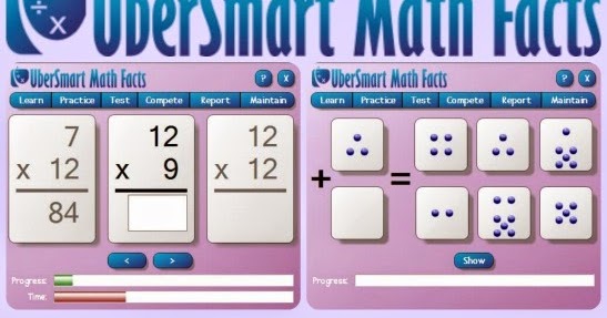 Learn Math Facts with UberSmart Software {Review} | School Time Snippets