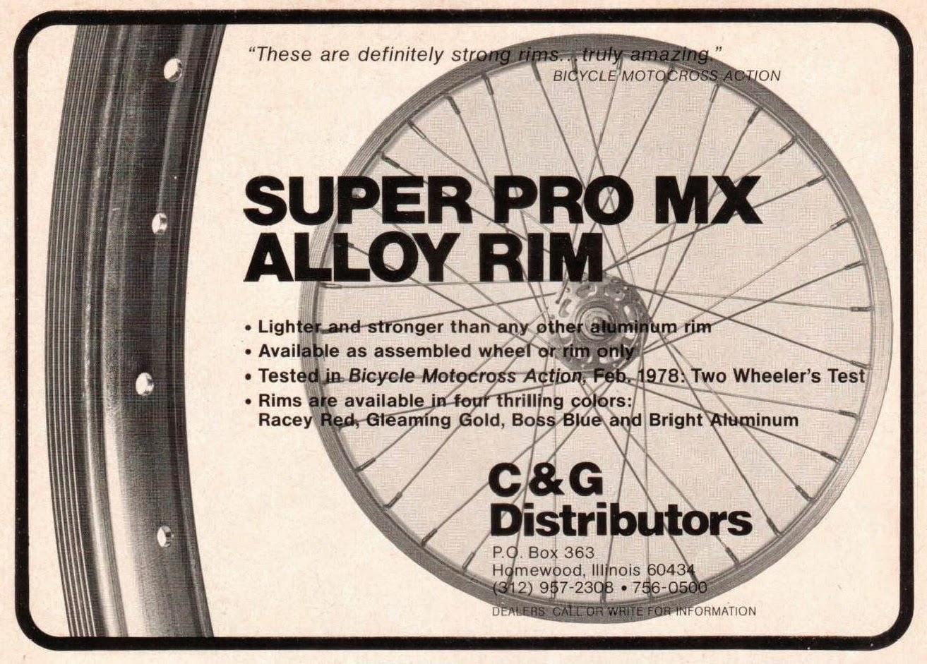 C&G Super-Pro MX Rim
