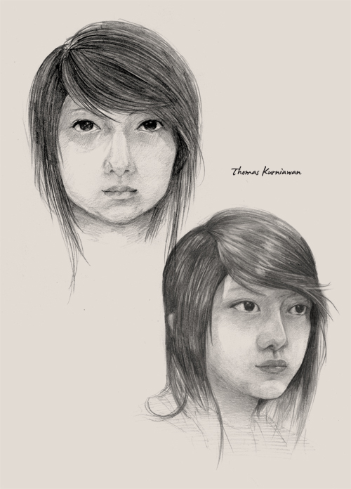 Thomas Kurniawan's Portfolio: Drawing Model Human