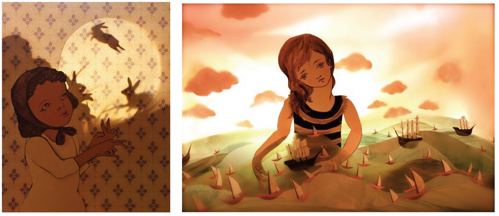 lulu*stellar: artist : elly mackay | paper theater prints