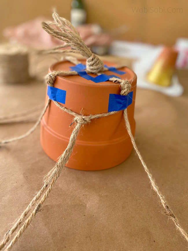 WobiSobi: DIY Easy Rope, Plant Hanger