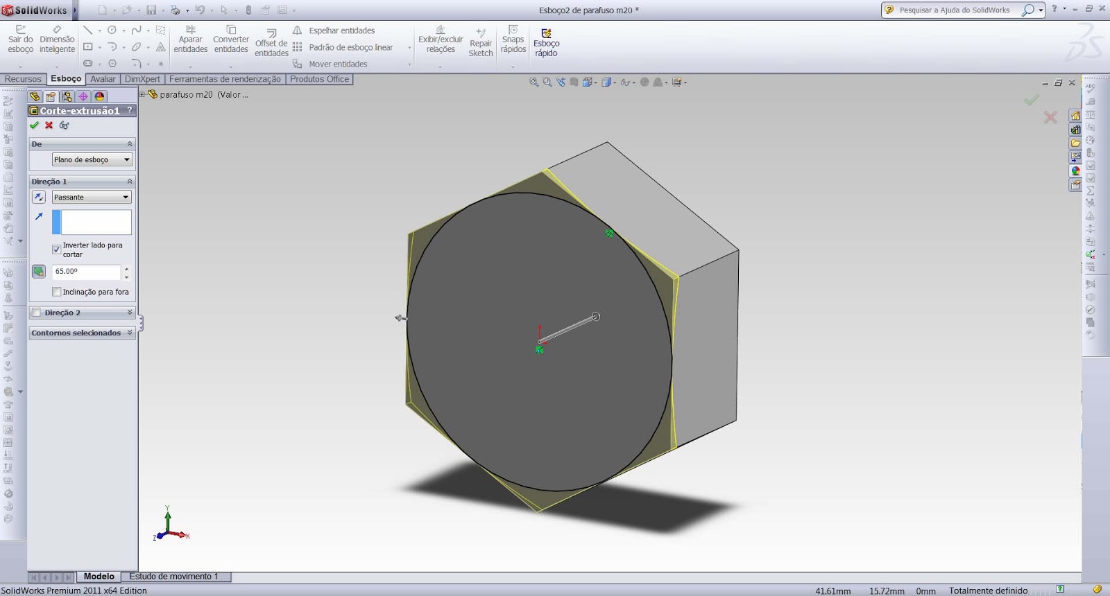Contorno Digital: Modelando no SolidWorks