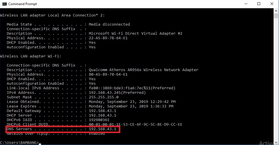 Cek Koneksi Jaringan menggunakan Ping pada CMD - Teknologi Informasi