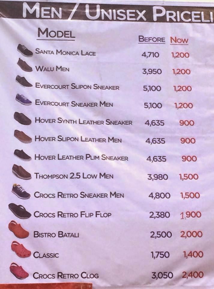 Shopping at Crocs Mega Sale 2015 - Rochelle Rivera