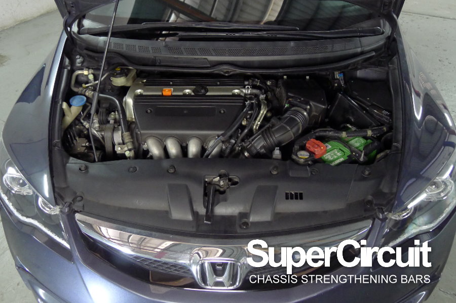 SUPERCIRCUIT CHASSIS STRENGTHENING BARS: Honda Civic FD Chassis ...