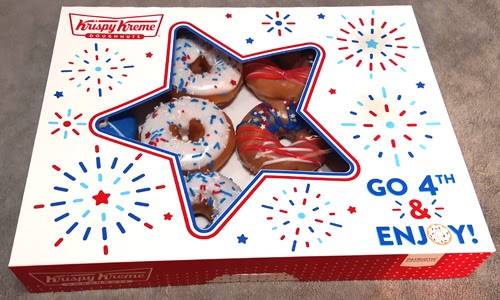 Richard Reviews Everything : Krispy Kreme 4th of July Dozen
