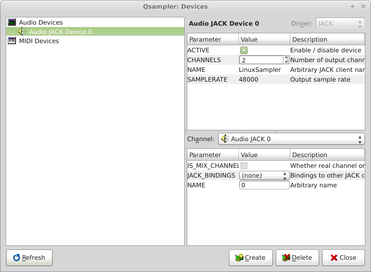 Algorhythmic Sounds: Setting up Roland A-88 with QJackCtl + QSampler in ...