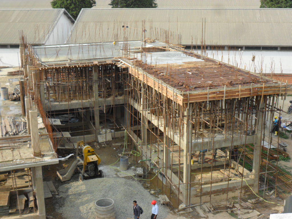 Kathmandu Adventures: East Side Roof Terrace Slab Completion