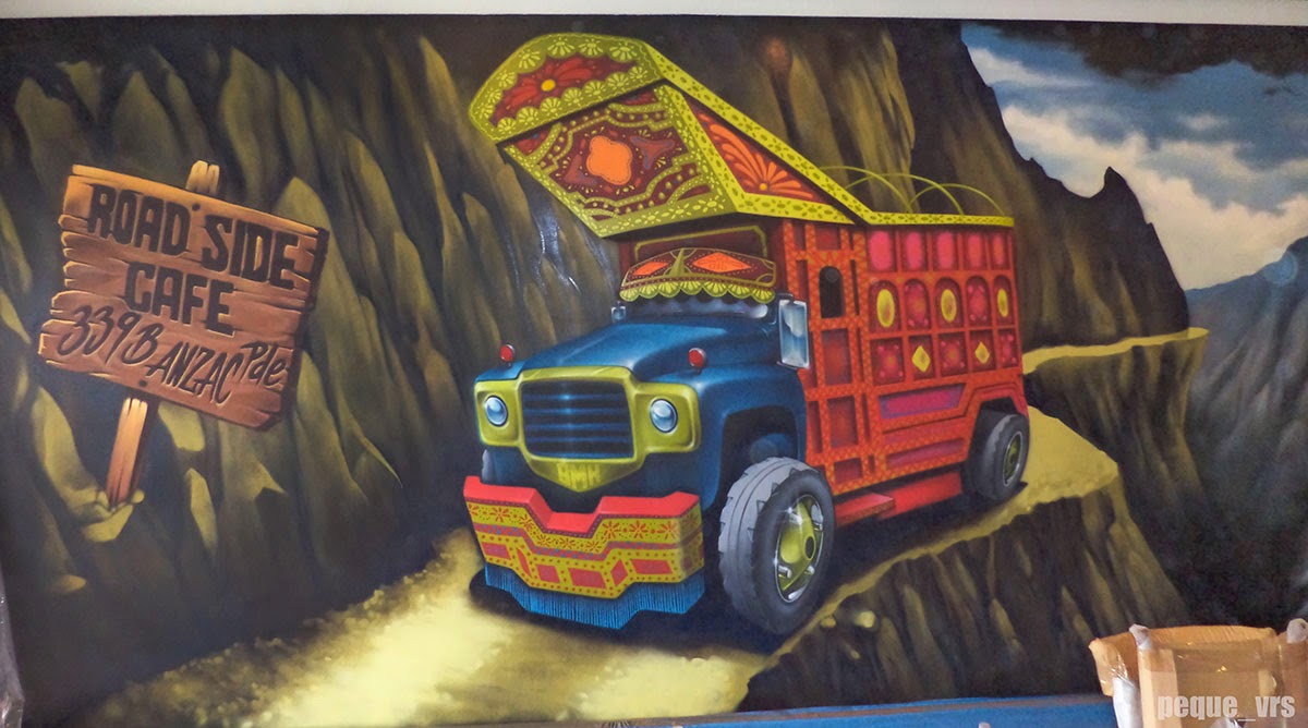 Peque_vrs: ROAD SIDE CAFE X PEQUE VRS X SYDNEY X 2014.